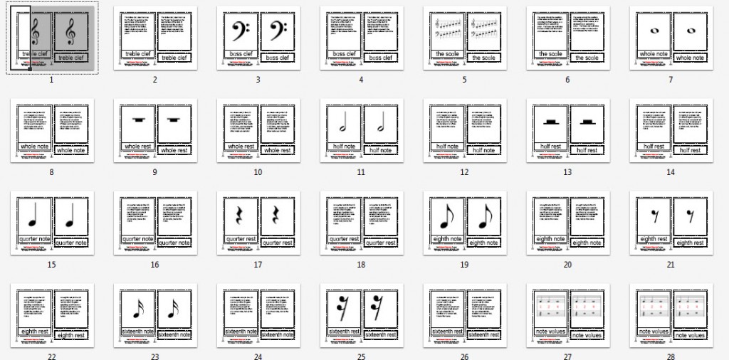 » Montessori Music Notation Age 6 to 9 Printables